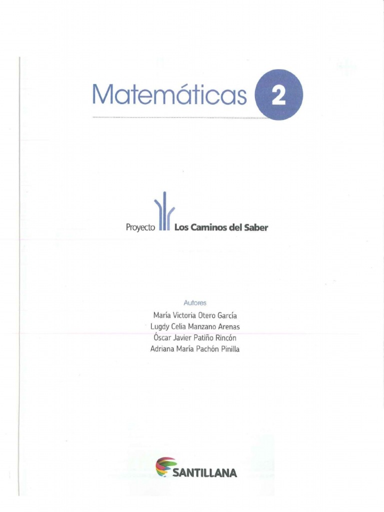 Caminos Del Saber Matematicas 2° | PDF