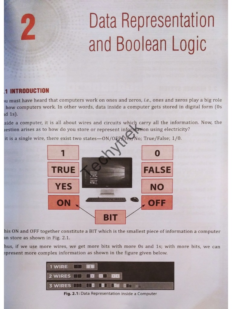 Preeti Arora Python Class 11 Chapter 2 (Data Representation and Boolean Logic) | PDF