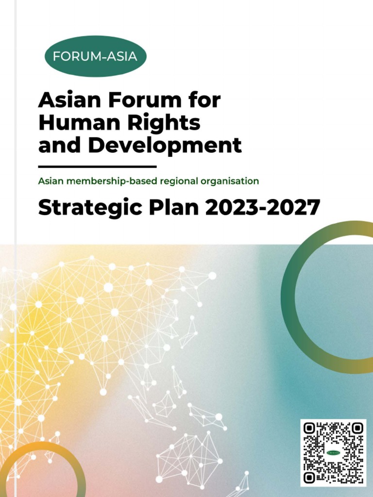 FORUM ASIA Strategic Plan 2023 27 Final QR | PDF