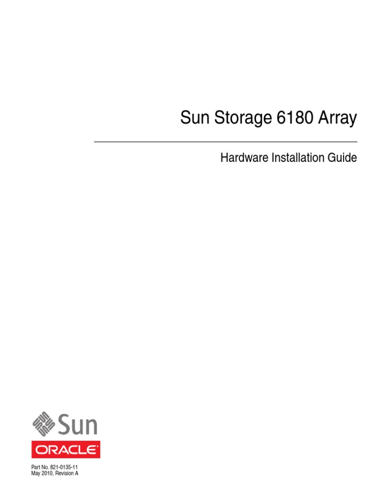 Sun Storage 6180 Array: Hardware Installation Guide | PDF | Ip Address ...