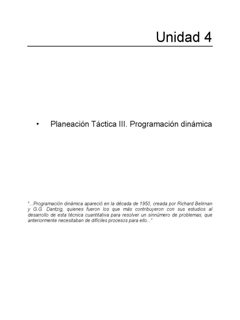 Programacion Dinamica | PDF | Programación dinámica | Simulación Programacion Dinamica | PDF | Programación dinámica | Simulación