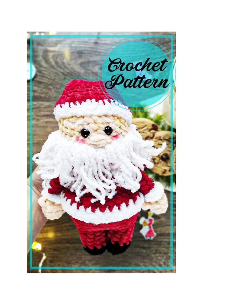 Free Amigurumi Santa Claus Pattern | PDF | Crochet | Knitting