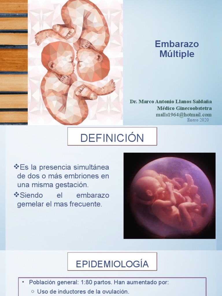 Sesion 34 Embarazo Multiple | PDF | El embarazo | Gemelo