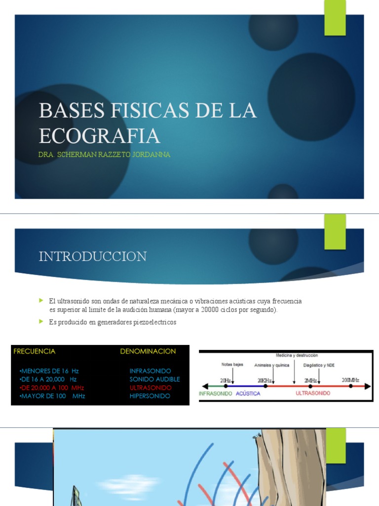 Tema 9 Bases Fisicas de Ecografia | PDF | Ultrasonido | Sonido