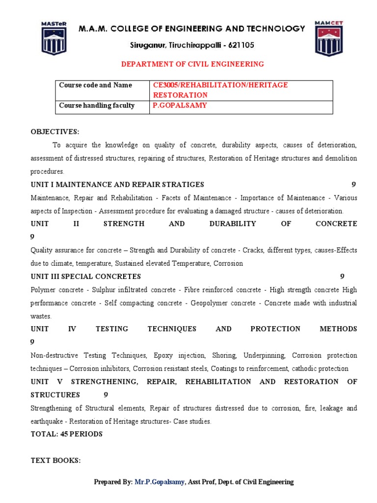 Ce3005 Re Co Mapping With Justification New1 Pso | PDF | Concrete | Sustainability