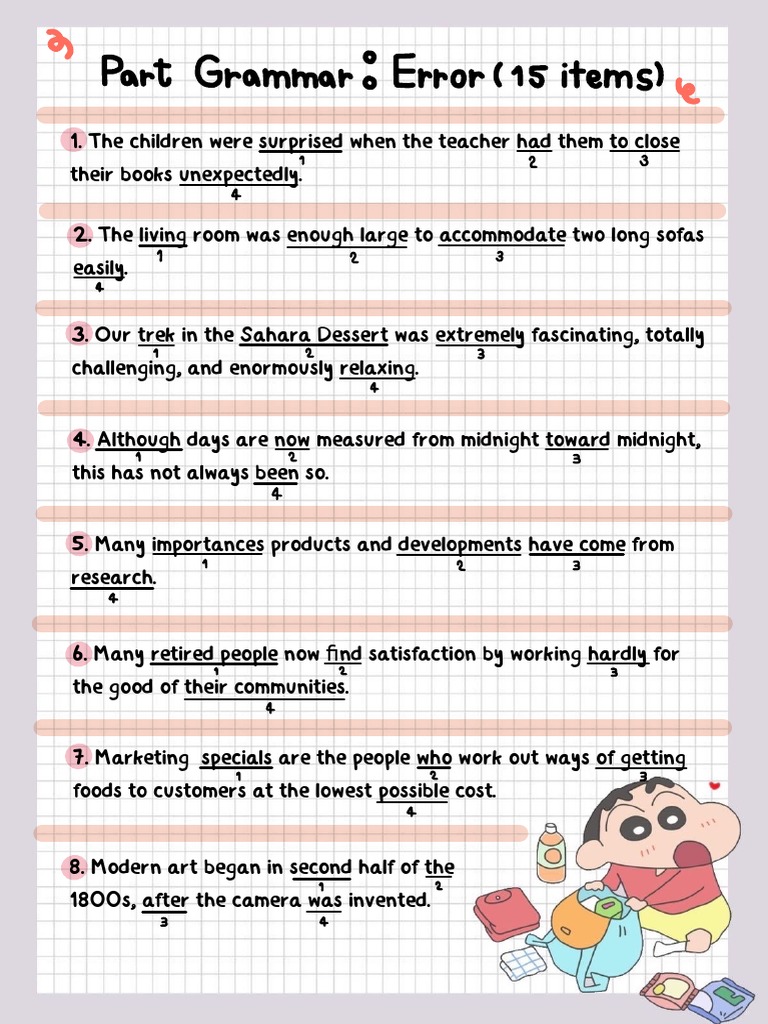 26 ข้อสอบError ชุดที่ 2 | PDF | Adverb | Adjective