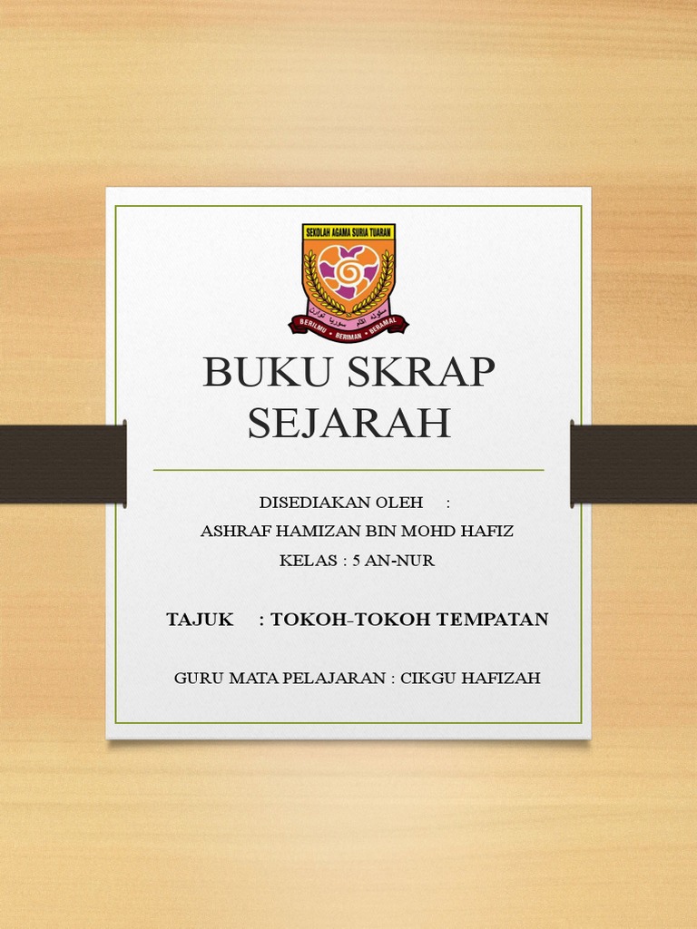 BUKU SKRAP SEJARAH th5 | PDF