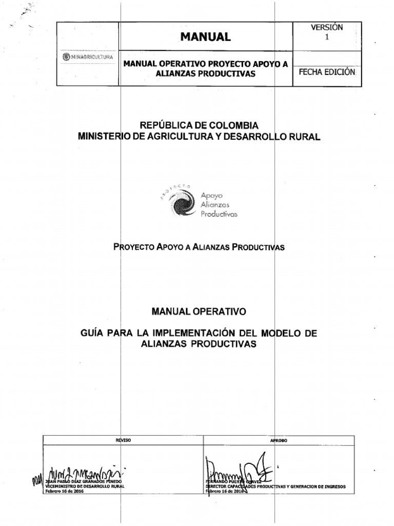 Manual Operativo Paap | PDF