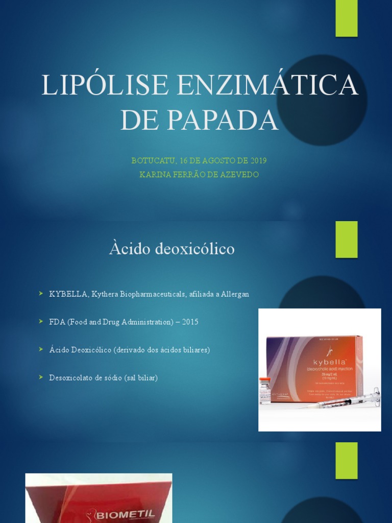 Aula Lipólise Enzimática de Papada | PDF | Inflamação | Remédio