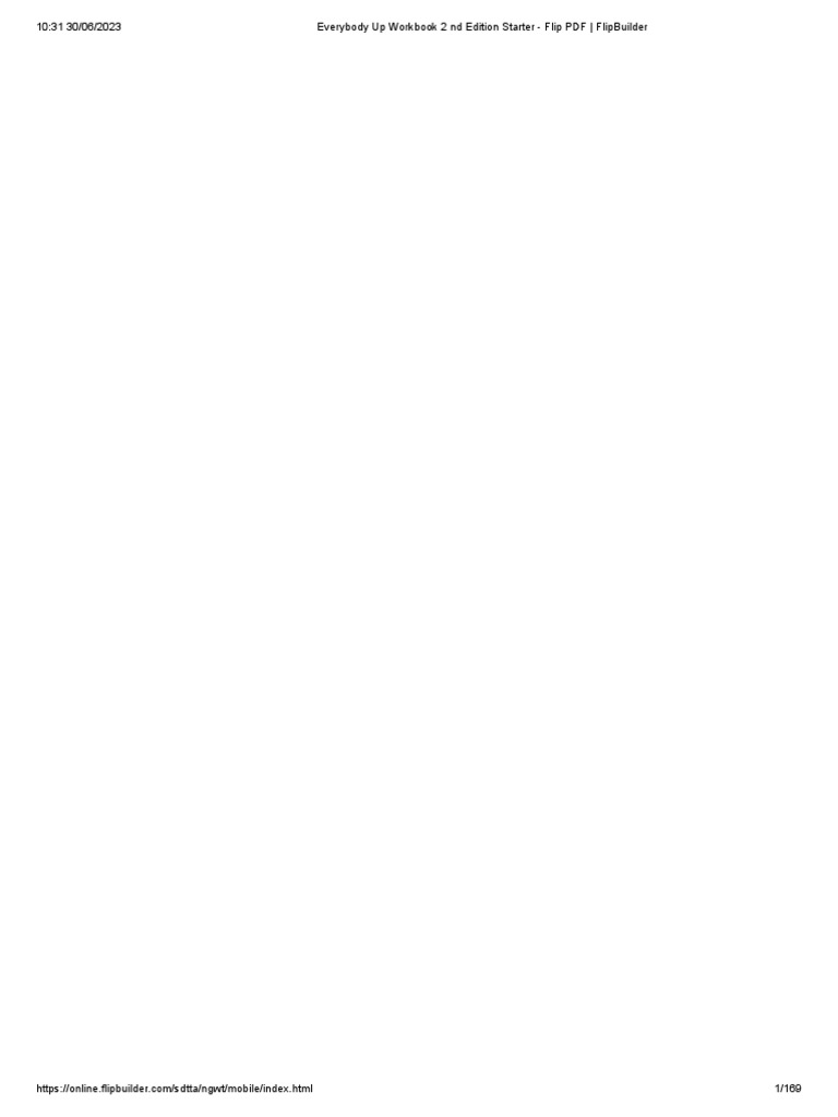 Everybody Up Workbook 2 ND Edition Starter - Flip PDF - FlipBuilder | PDF | Business ...