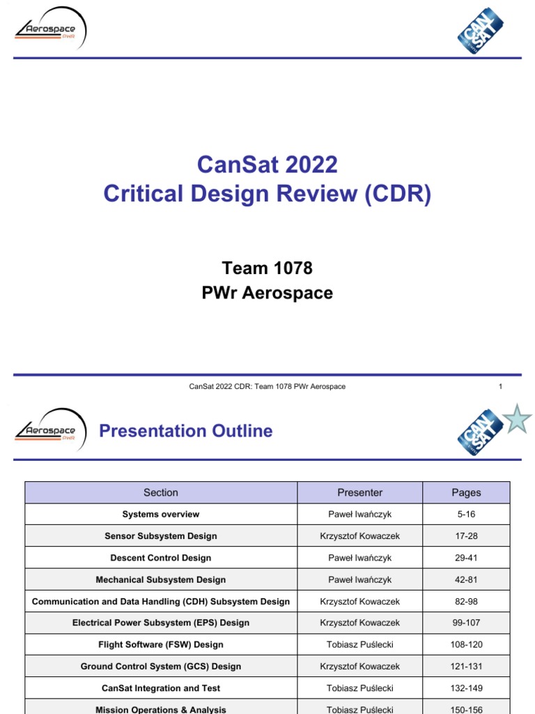 Cansat 2022 | PDF | Parachute | Analog To Digital Converter