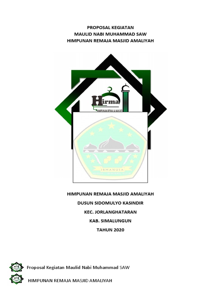 PROPOSAL REMAJA MASJID | PDF