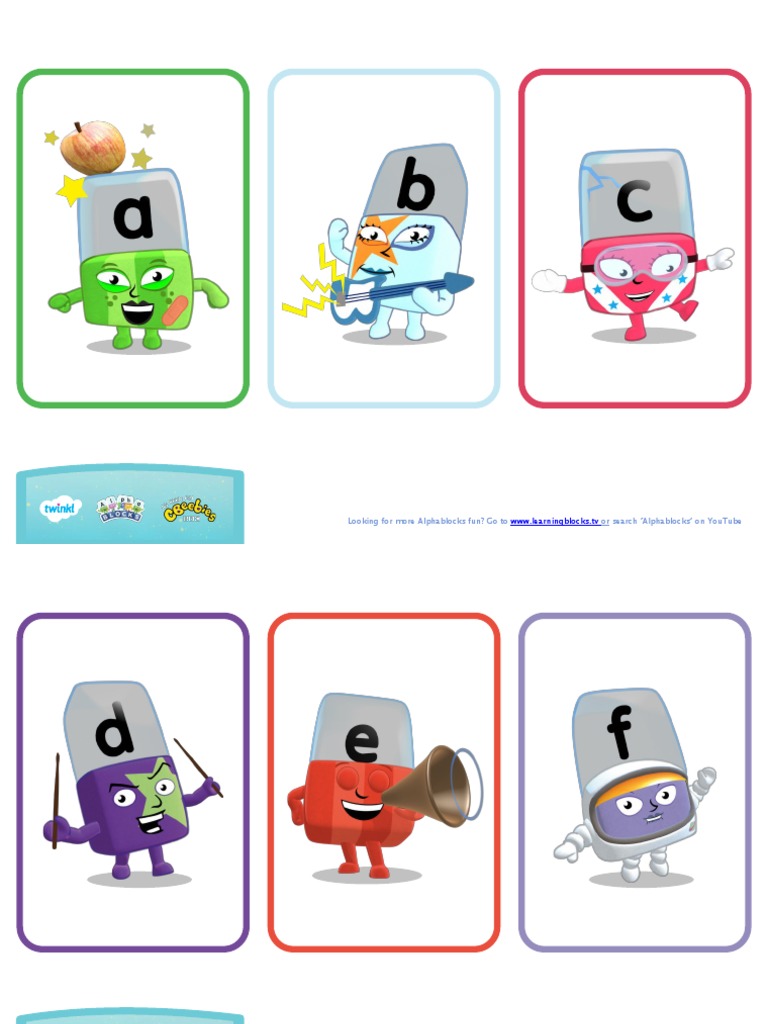 T e 2552202 Alphablocks Letter Cards Ver 4 | PDF