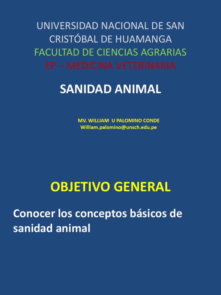 Conceptos Clave en Sanidad Animal | PDF | Infección | Sistema inmune