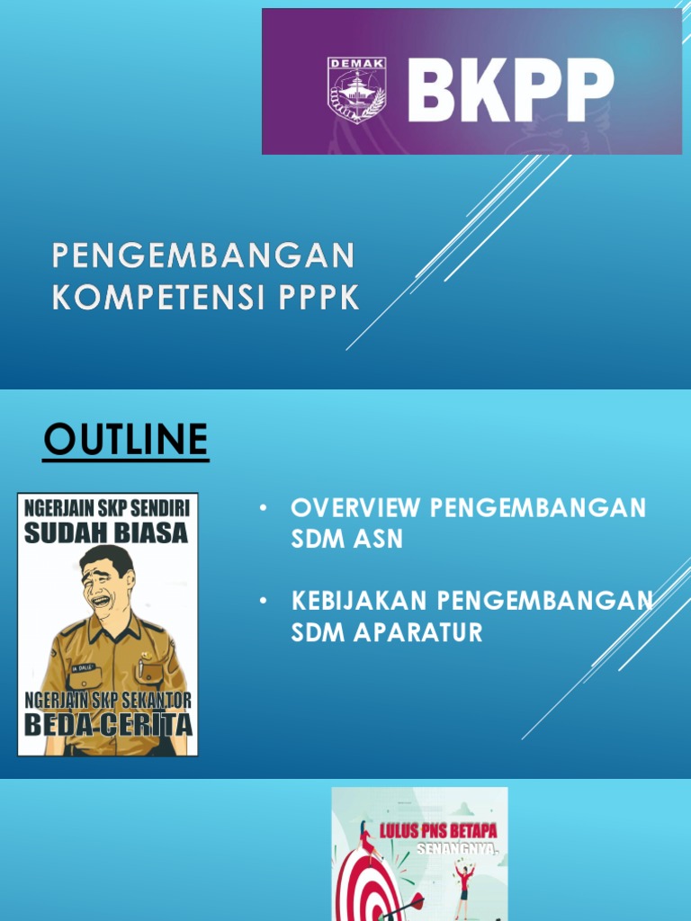 Materi Kabid DMD Pengembangan Kompetensi PPPK | PDF