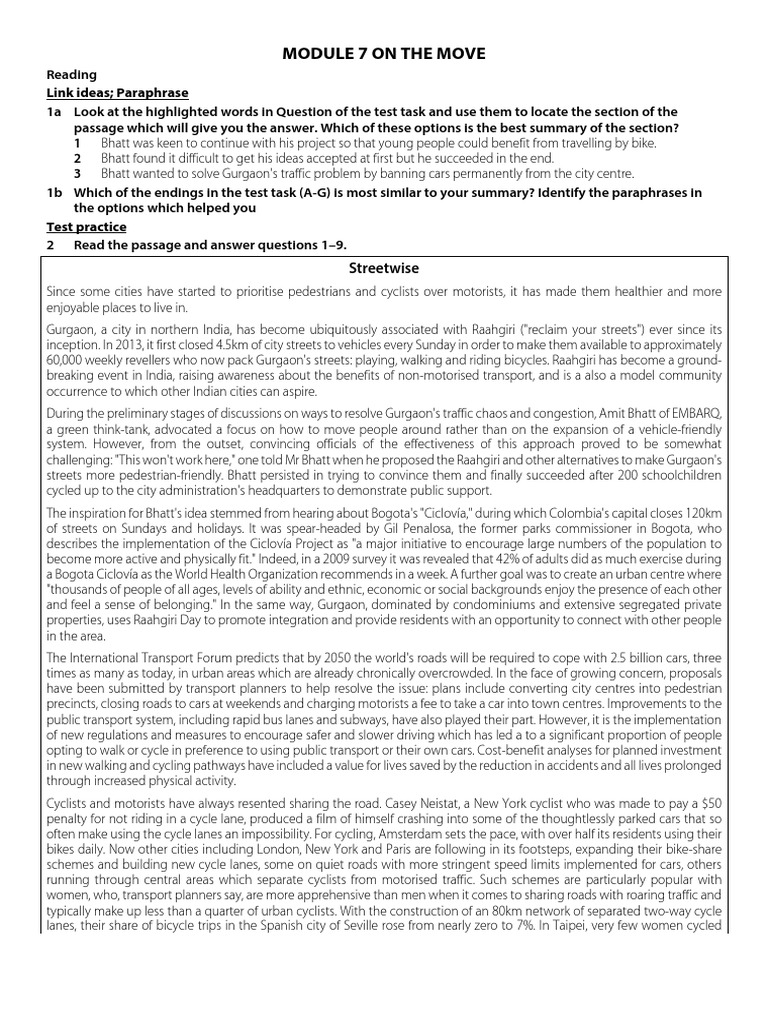 Module 7 - On The Move - Student | PDF | Meerkat