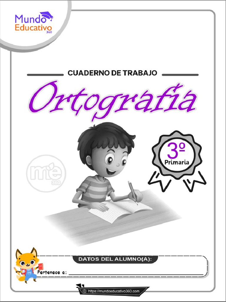 3º Cuaderno de Ortografia Me360 | PDF | Lingüística