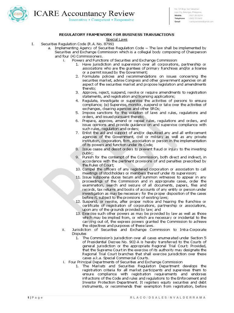 RFBT02 19 Special Laws Encrypted | PDF