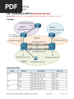 2.2.13 Packet Tracer - Point-to-Point Single-Area OSPFv2 Configuration | PDF | Router (Computing ...