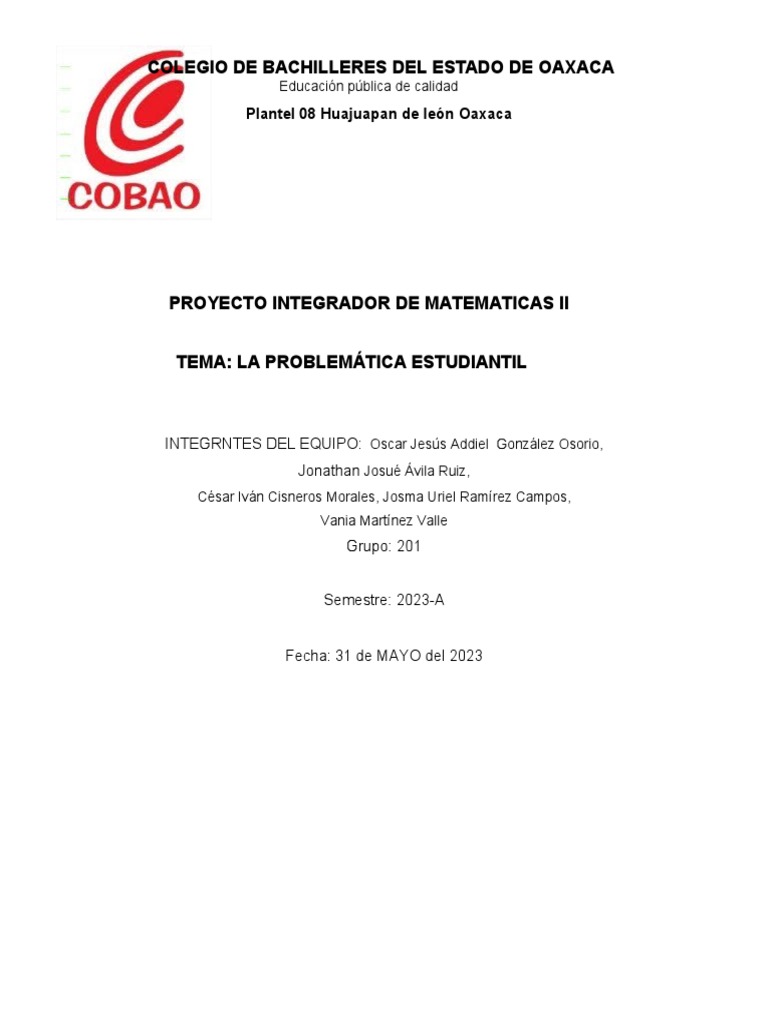 Proyecto Mate | PDF | Plan de estudios | Enseñando