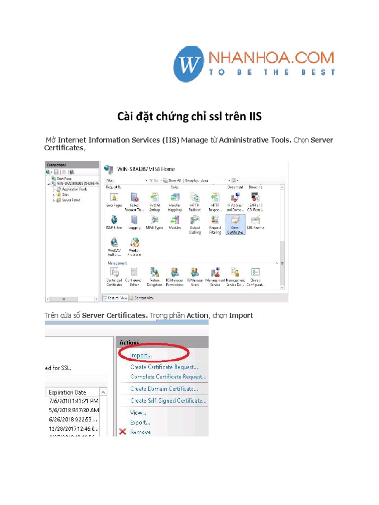 Cai SSL Tren Iis | PDF