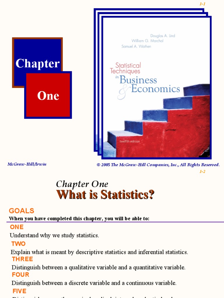 Chapter 1 PowerPoint | PDF | Statistics | Level Of Measurement