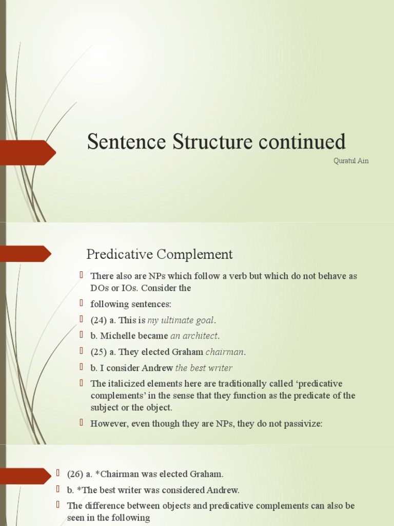 Sentence Structure Continued 30052023 080312am | PDF