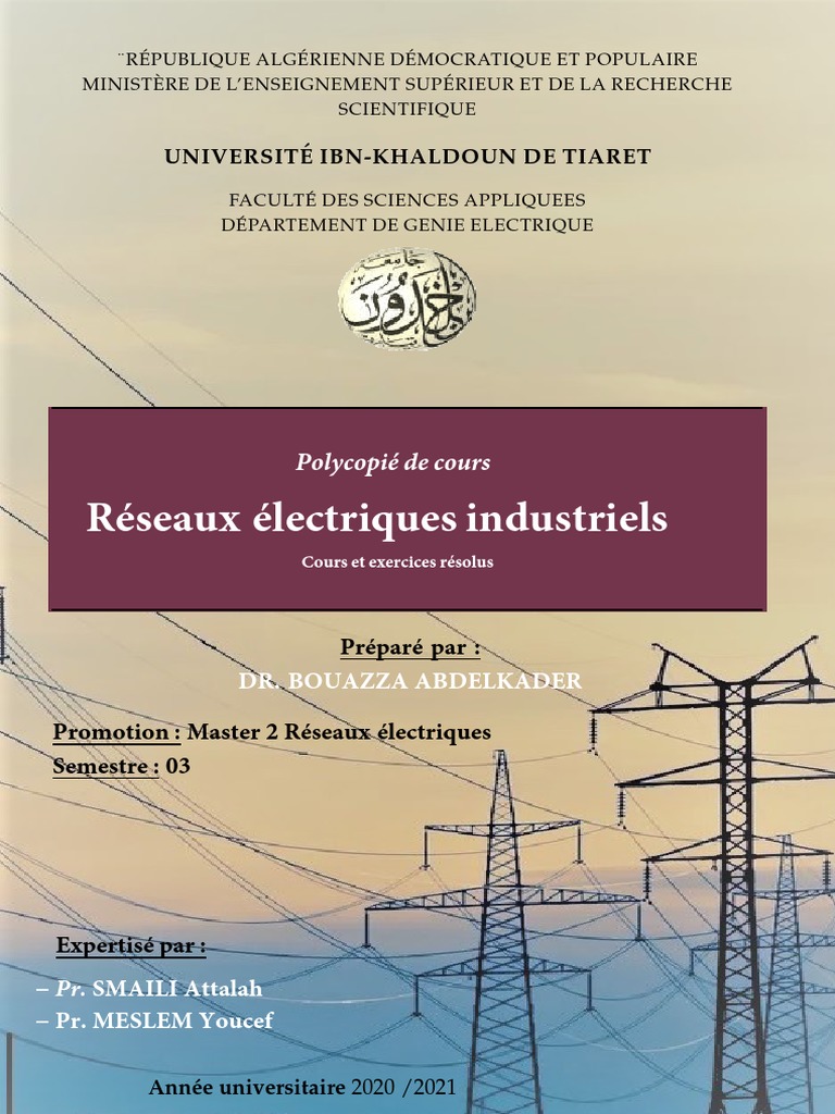 Cours Complet Réseaux Électrique | PDF | Réseau électrique | Électricité