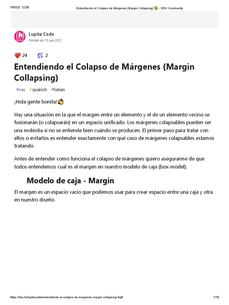 Entendiendo El Colapso de Márgenes (Margin Collapsing) ? - DeV ... Entendiendo El Colapso de Márgenes (Margin Collapsing) ? - DeV ...