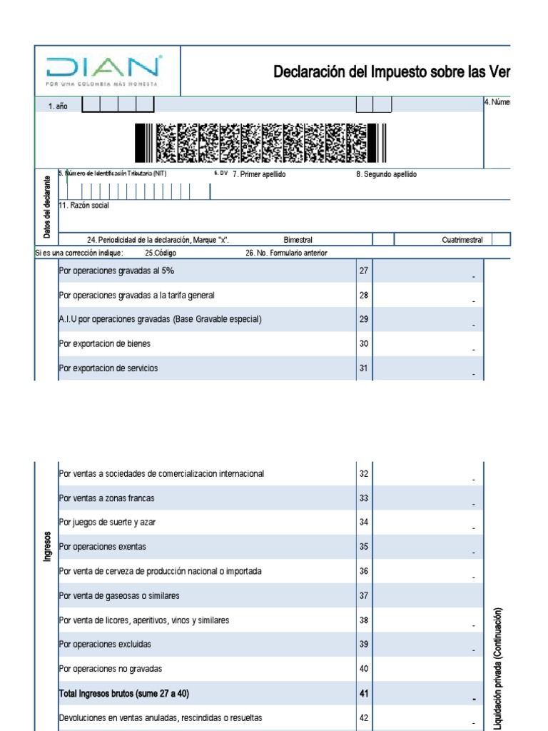 Formulario IVA 300 - 2023 | PDF