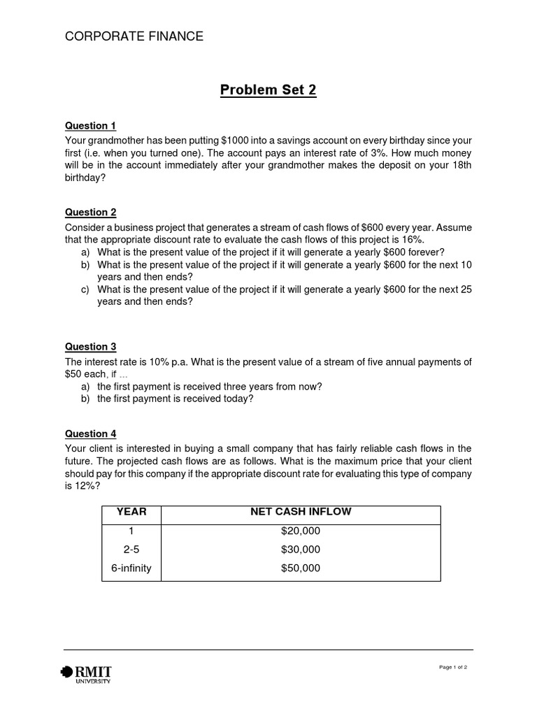 Problem Set 2-1-1 | PDF | Business | Law