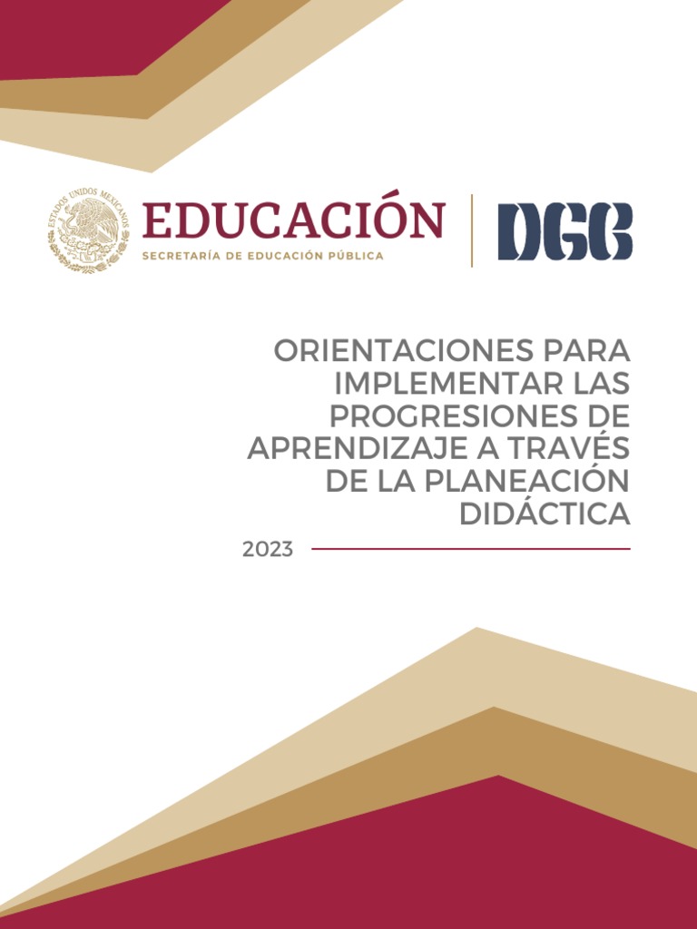 Orientaciones de Planeacion Didactica | PDF