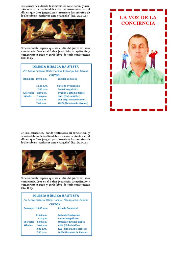 La Voz de La Conciencia | PDF | Pecado | Cristo (título)
