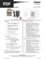 Duracell Charger Instructions CEF27NA3 EN | PDF | Rechargeable Battery ...