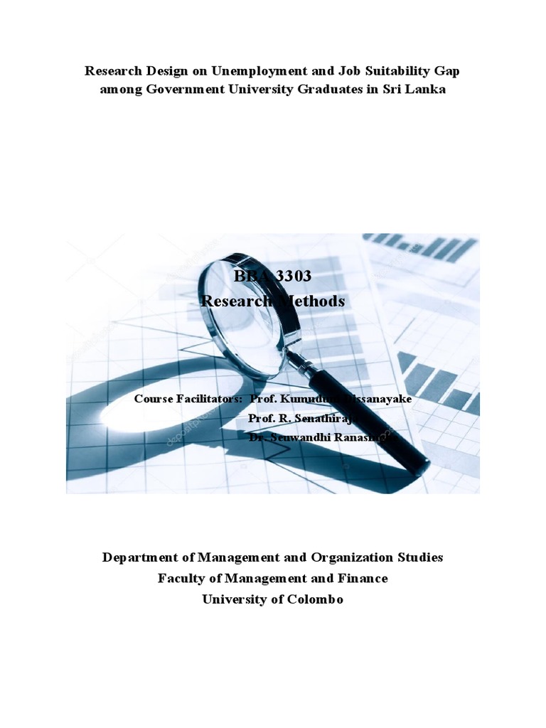 Research Design On Unemployment and Job Suitability Gap Among ...