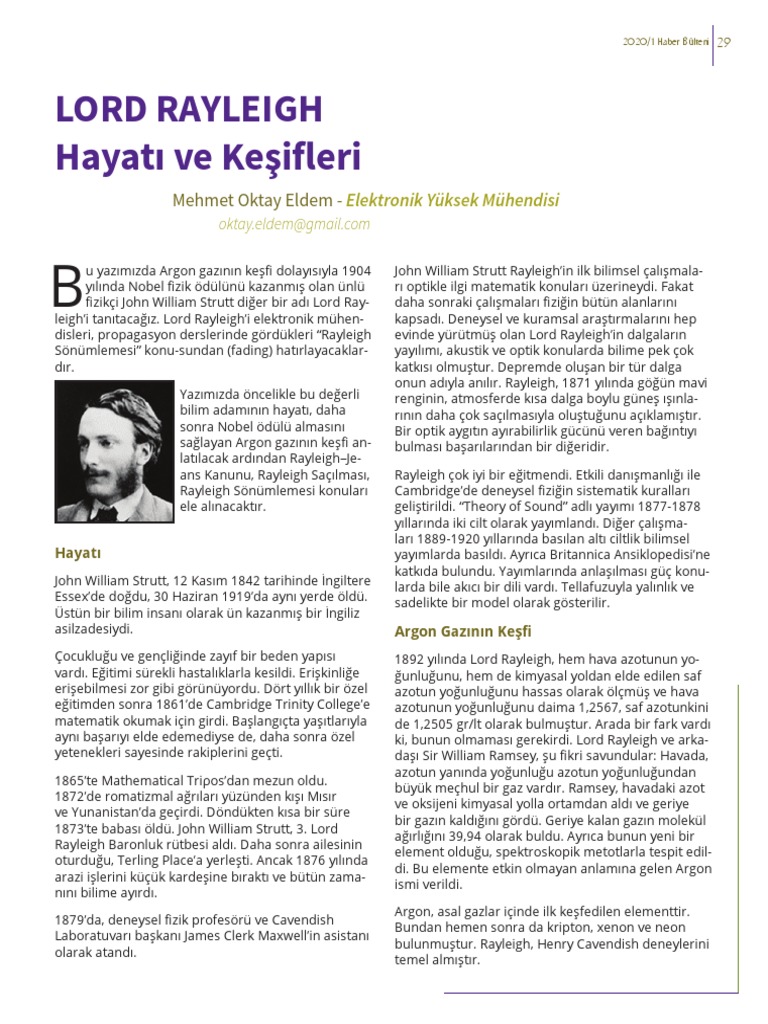 Lord Rayleigh 86a016fbc4580d5 - Ek | PDF