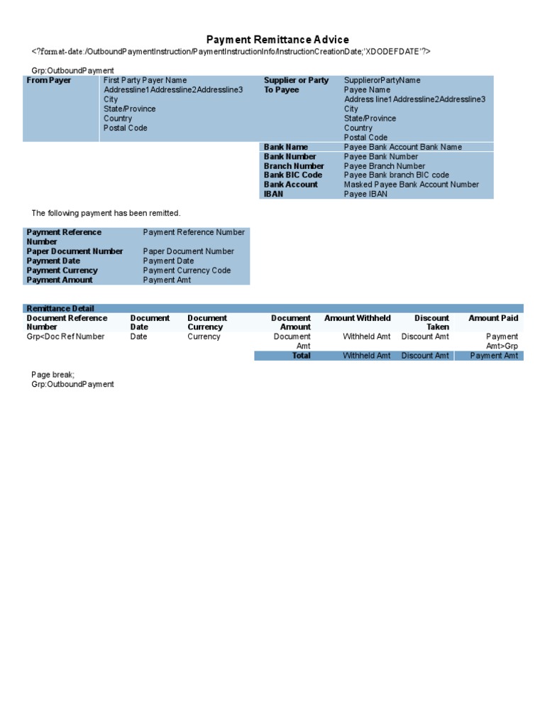 Separate Remittance Advice | PDF | Business | Finance & Money Management