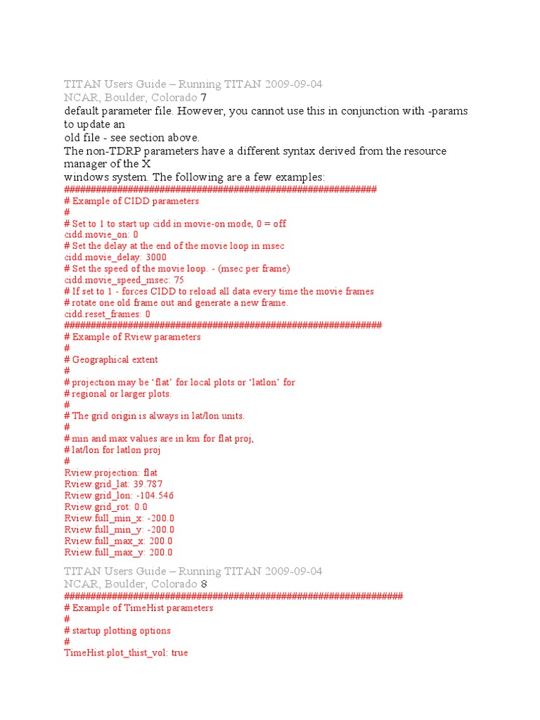 TITAN Users Guide | PDF | Computer File | Computing