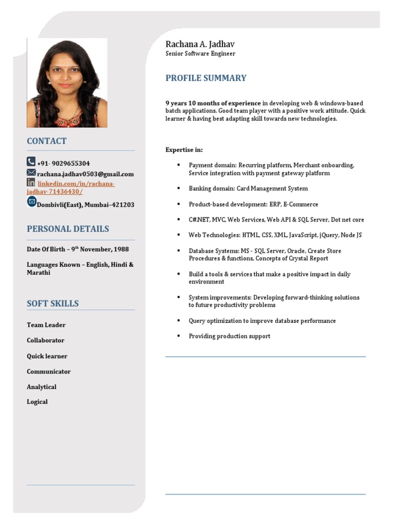 Rachana Jadhav | PDF