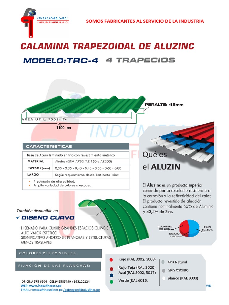 Catalago INDUSFINER TR-4 | PDF