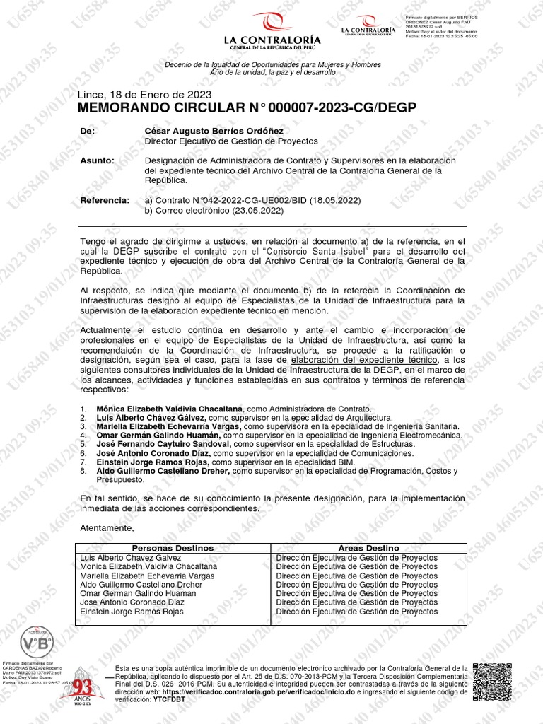 Memorando Circular-000007-2023-Degp | PDF