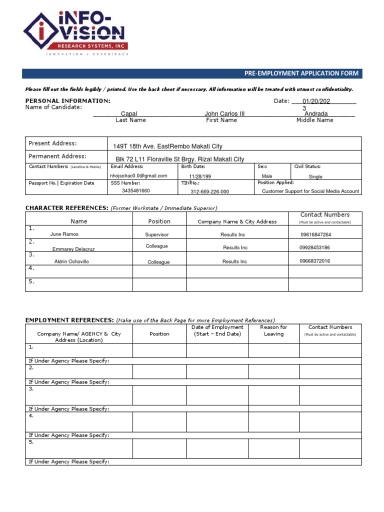 Consent Form (Infovision) | PDF | National Security | Government And ...