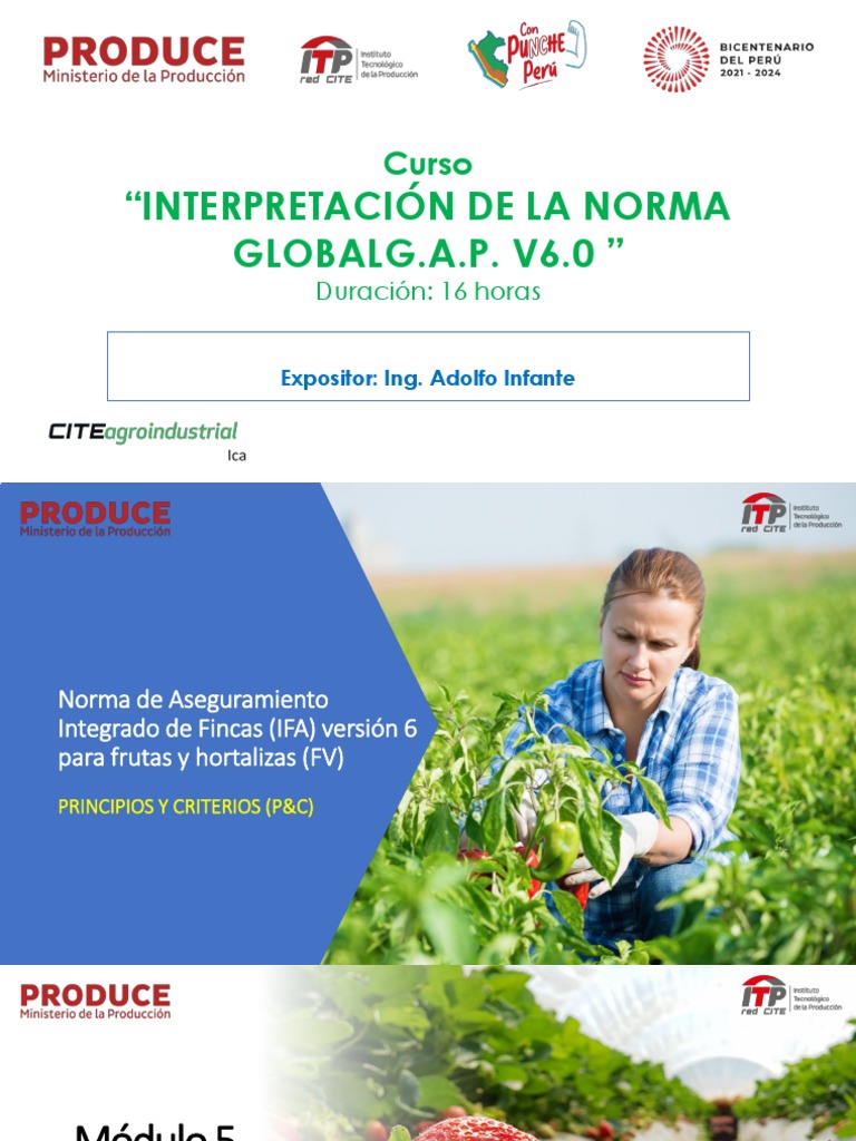 Curso Global Gap v6 | PDF