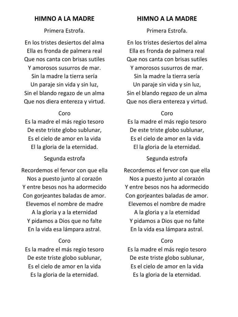 Himno A La Madre | PDF