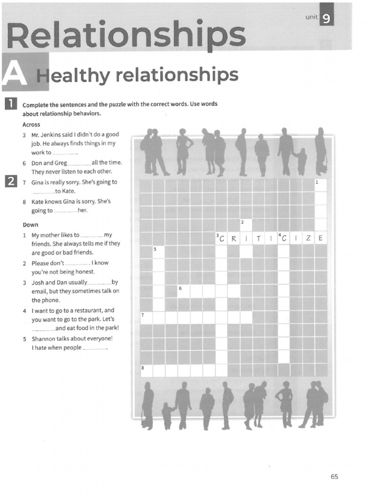 Four Corners 3 Unit9 Lessona Workbook | PDF