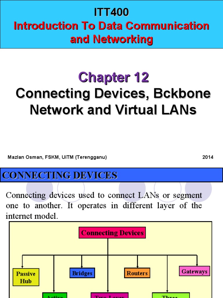 Ch10 Connecting Devices Pdf Computer Network Router Computing