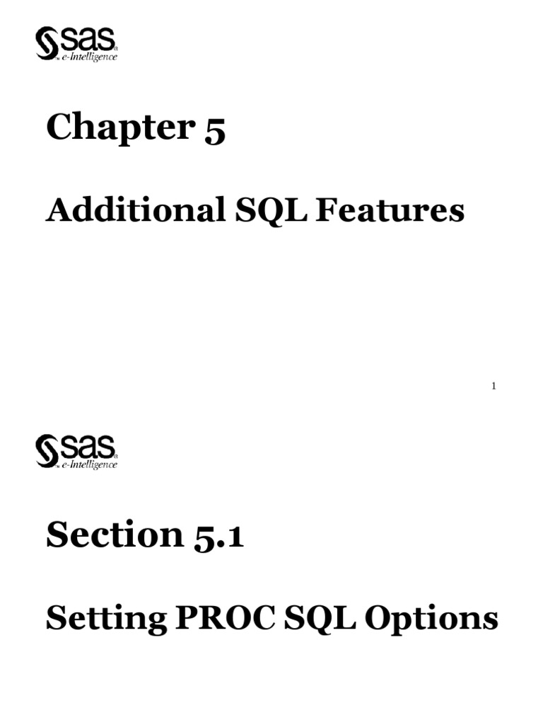 SQL8 Chapter 5 Slides | PDF
