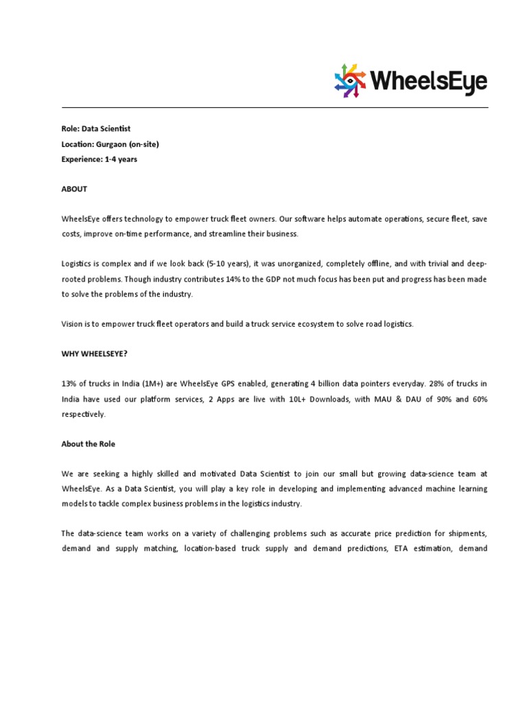 Final JD | PDF | Creativity | Machine Learning