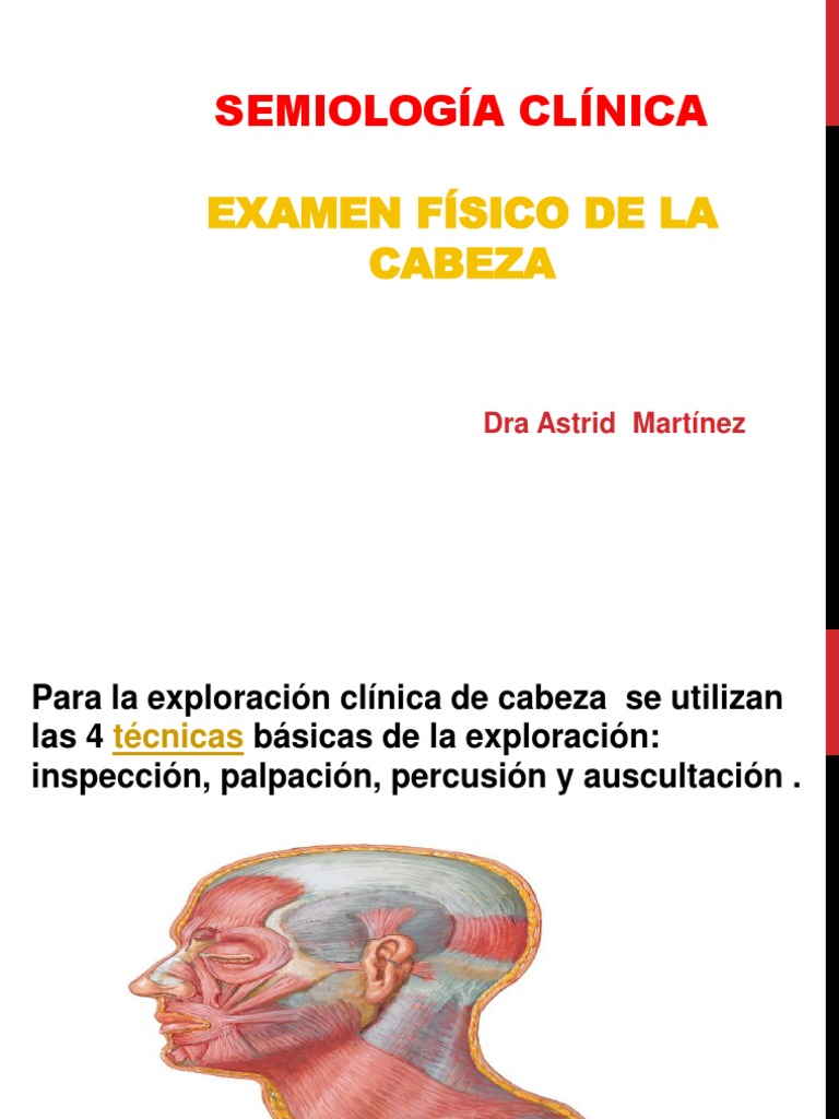 Examen Físico de Cabeza y Cuello | PDF | Tiroides | Córnea