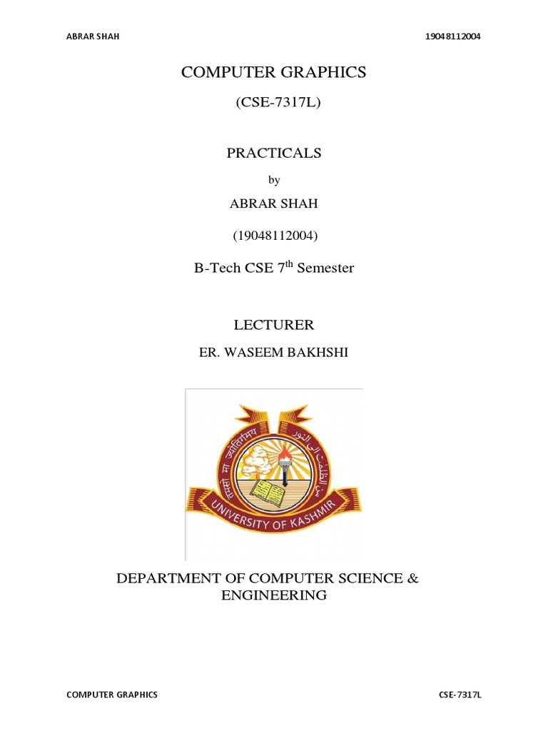 Abrar CG | PDF | Algorithms | Computer Science